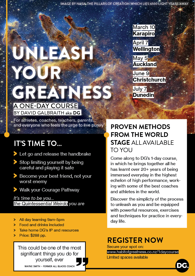 DG | 1-Day Course | David Galbraith - Unleash your Greatness